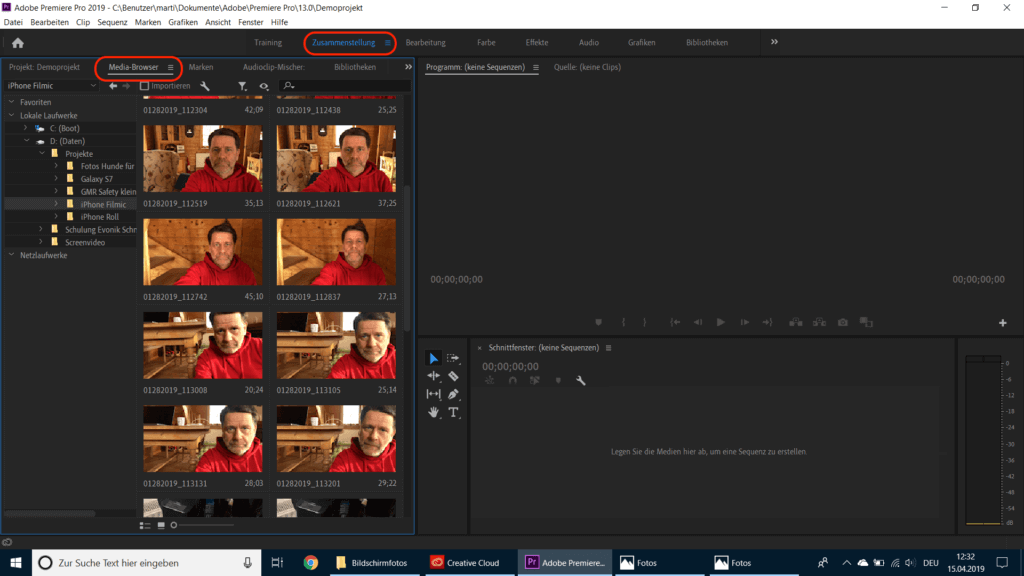Adobe Premiere CC lernen - Anleitung für erste Schritte › RedGo.Tv